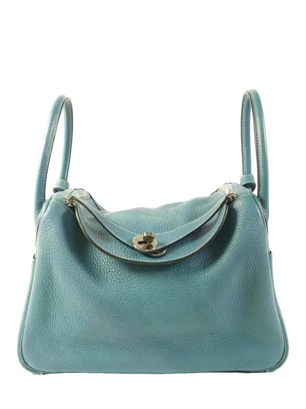 Hermès Lindy 30 Tote Bag - Blue
