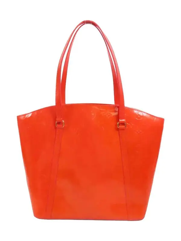 LOUIS VUITTON Avalon Monogram Vernis Tote Bag - Red