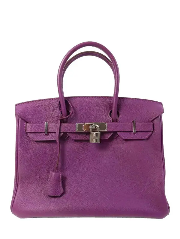 Hermès 30 Birkin Togo-leather Tote Bag - Purple