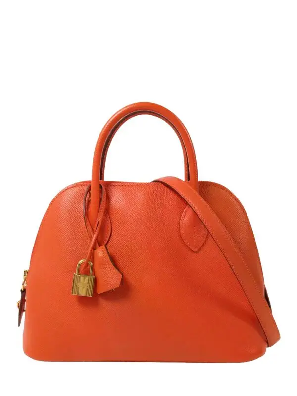 Hermès Bolide 27 Epsom Leather Tote Bag - Orange
