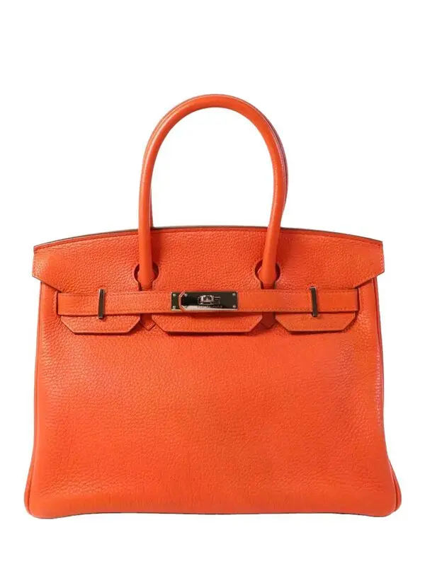Hermès Birkin 30 Tote Bag - Orange