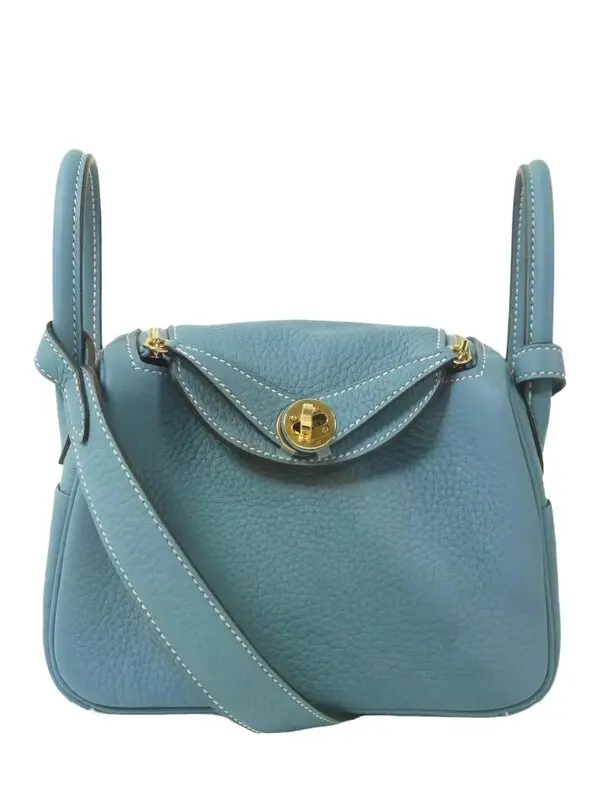Hermès Mini Lindy Shoulder Bag - Blue