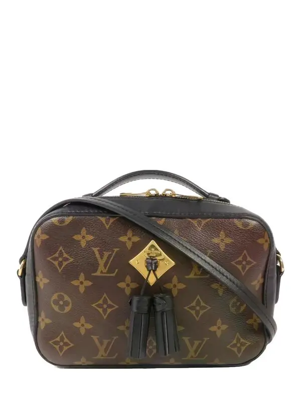 LOUIS VUITTON Monogram Canvas Satchel - Brown