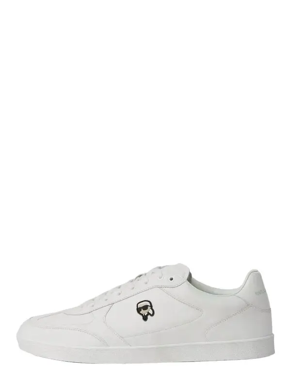 Karl Lagerfeld Kandidate Ikon Leather Lace-up Sneakers - White