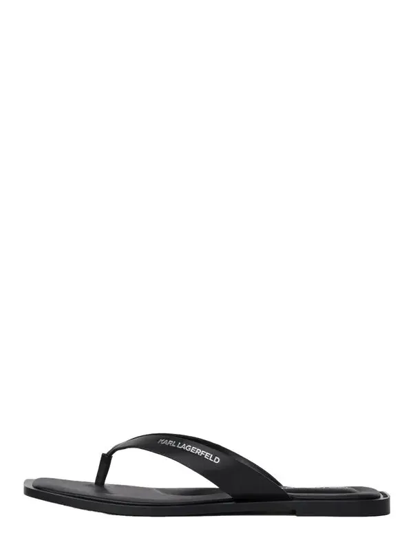 Karl Lagerfeld Kastor Iv Flip Flops - Black