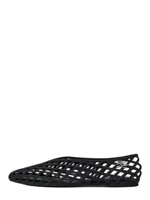 Karl Lagerfeld Jelly Ballet Flats - Black