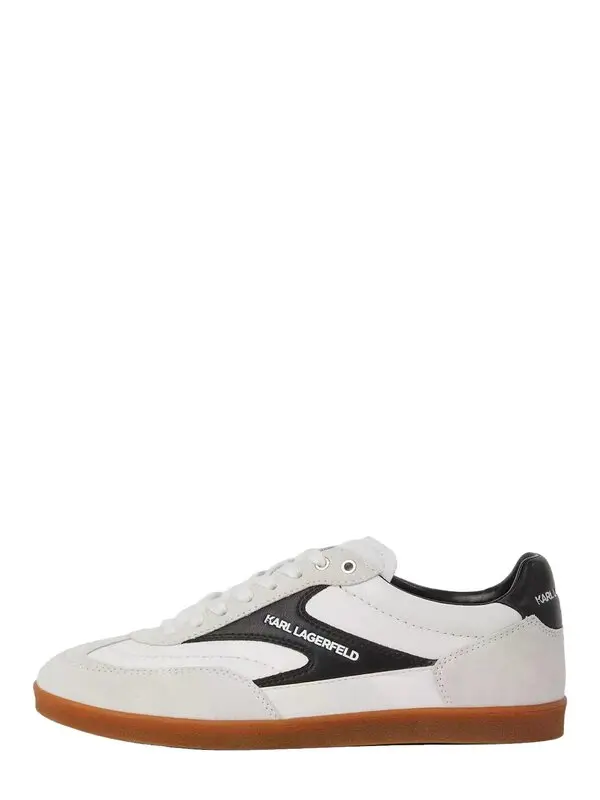 Karl Lagerfeld Kandidate Leather Sneakers - White
