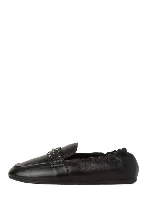 Karl Lagerfeld Marlee Studded Loafers - Black