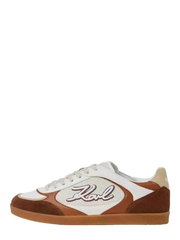 Karl Lagerfeld Kandidate Signia Embroidered Sneakers - Brown