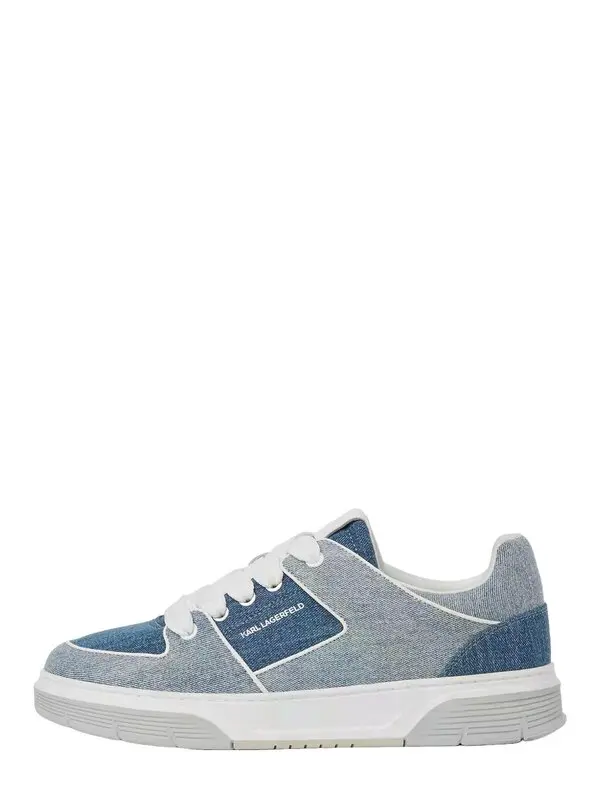 Karl Lagerfeld Kourtney Denim Lace-up Sneakers - Blue