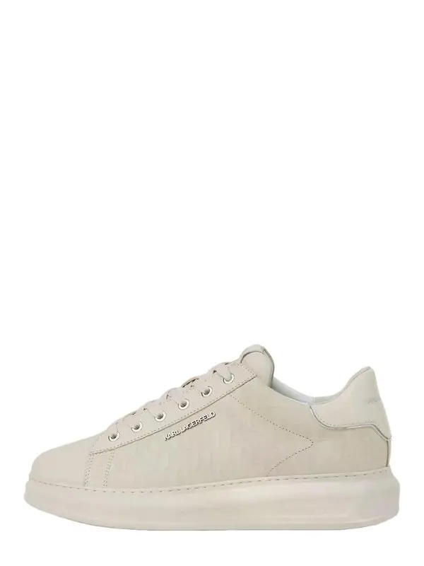 Karl Lagerfeld Kapri Monogram Embossed Sneakers - Neutrals