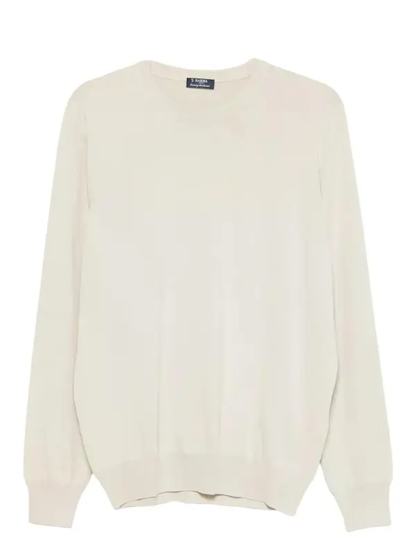 BARBA NAPOLI Crew Neck Sweater - Neutrals