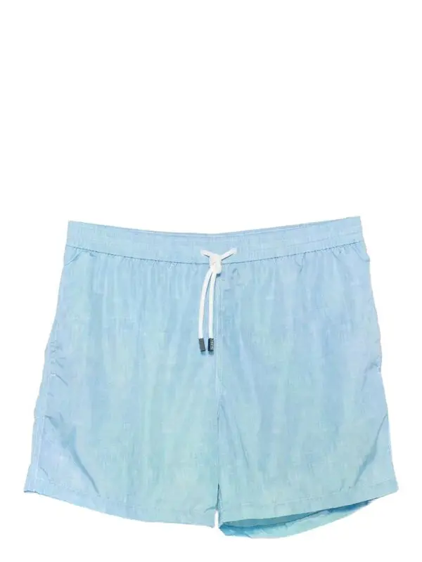 BARBA NAPOLI Drawstring Waist Swim Shorts - Blue