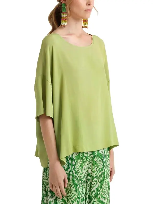 Malìparmi Boat-neck T-shirt - Green