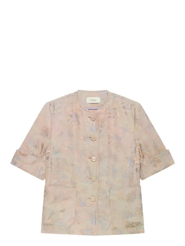 Malìparmi Breeze D'été" Jacket With Floral Pattern - Neutrals