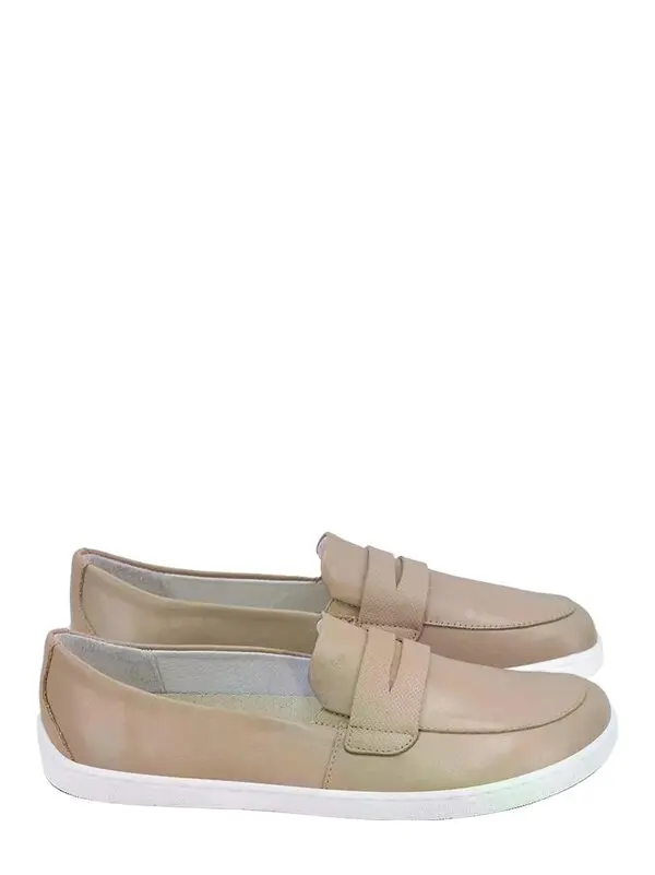 BE LENKA Leather Penny Loafers - Brown