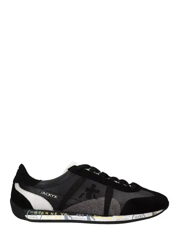 Premiata Jackyx Leather Sneakers - Black