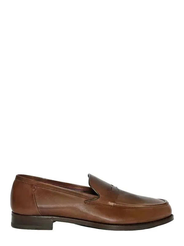 LARDINI Calfskin Loafers - Brown