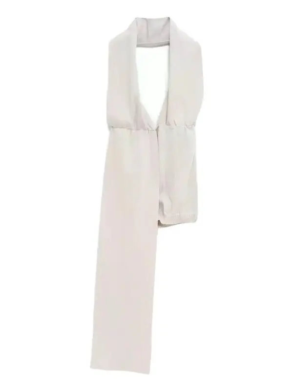 Paloma Wool Halterneck Draped Top - Neutrals