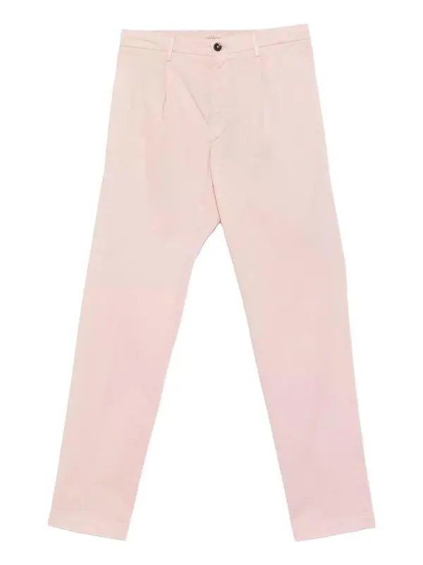 MICHAEL COAL Pleated-front Trousers - Pink