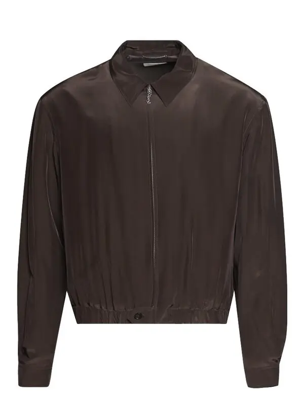 Saint Laurent Blouson Jacket - Brown