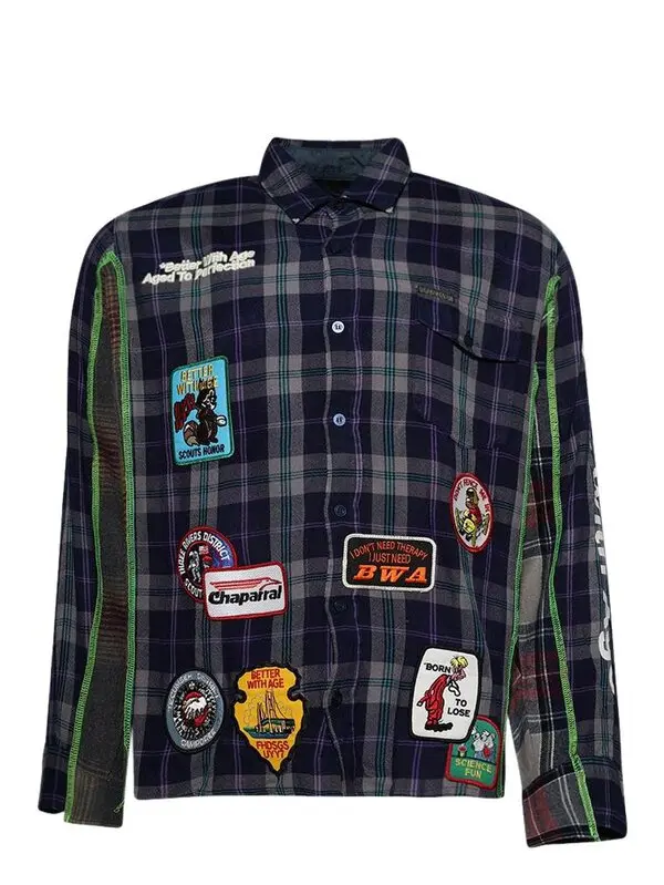 BETTER WITH AGE Gentle 3 Panel Flannel Shirt Assorted Colors - Multicolor