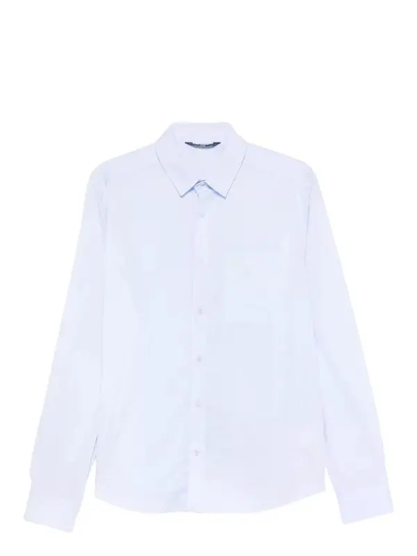 K-WAY Darmi Chest-pocket Long-sleeve Shirt - Blue