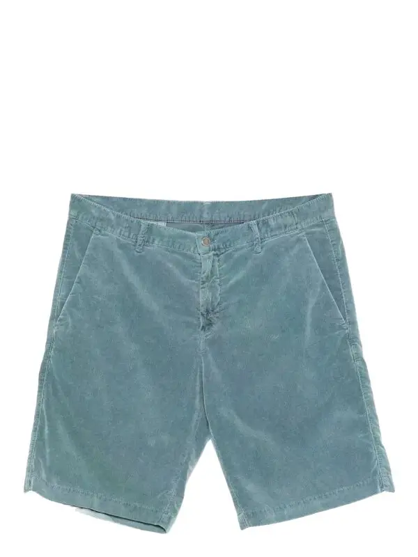 Massimo Alba Vela Corduroy Shorts - Blue