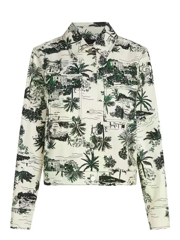 Karl Lagerfeld Printed Jacket - Neutrals