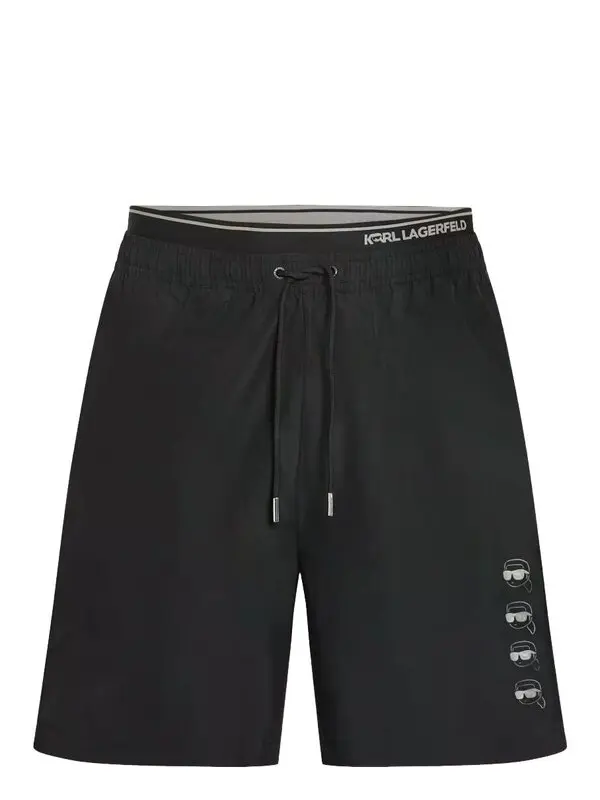 Karl Lagerfeld Swim Shorts - Black