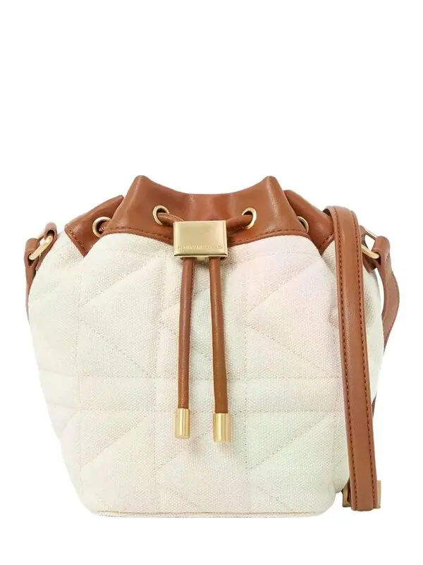 Karl Lagerfeld Quilted Bucket Bag - Neutrals