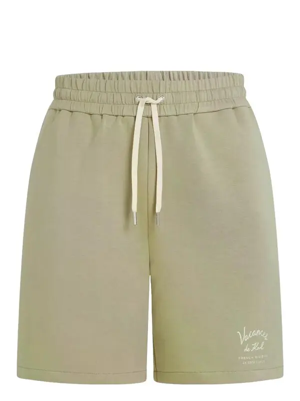 Karl Lagerfeld Vacances De Karl" Track Shorts - Green