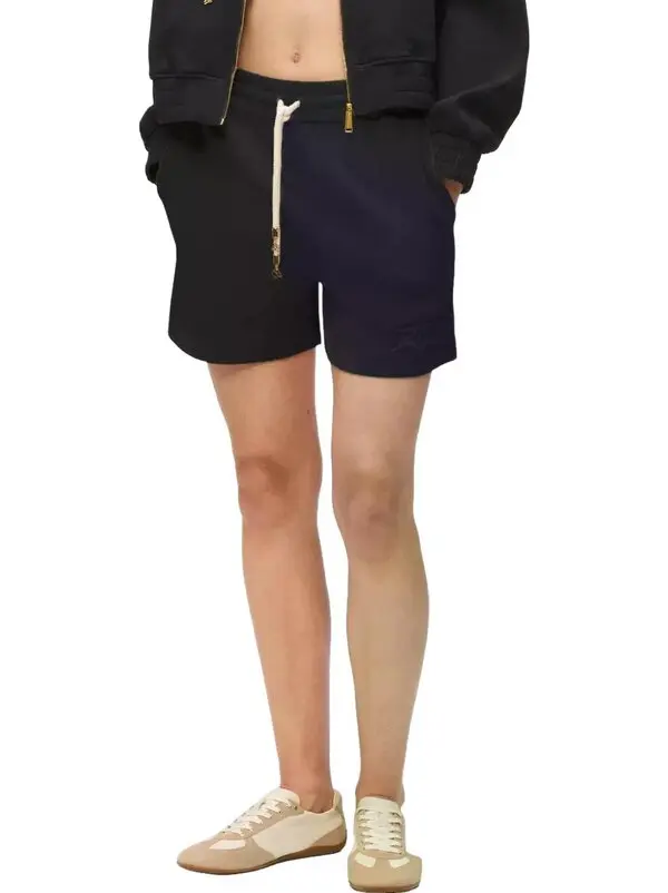 Karl Lagerfeld Shorts With Logo Detail - Black