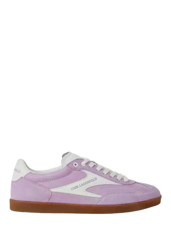 Karl Lagerfeld Panelled Lace-up Sneakers - Purple