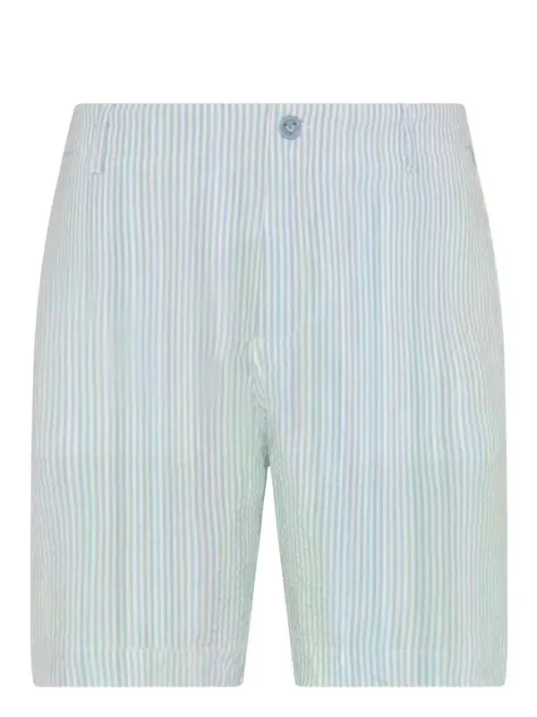 Vilebrequin Stripe-pattern Bermuda Shorts - Blue
