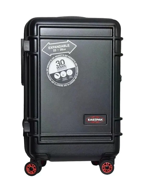 EASTPAK Expandable Hard-shell Suitcase With Spinner Wheels - Black