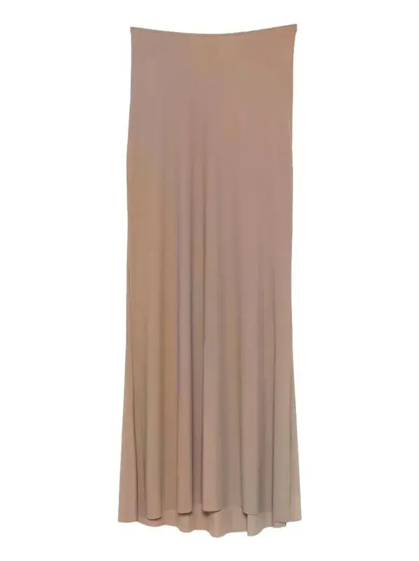AMAZUIN Luna Flared Maxi Skirt - Neutrals