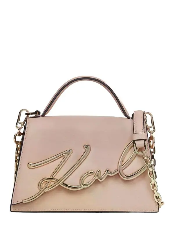 Karl Lagerfeld Small K/signature Crossbody Bag - Pink