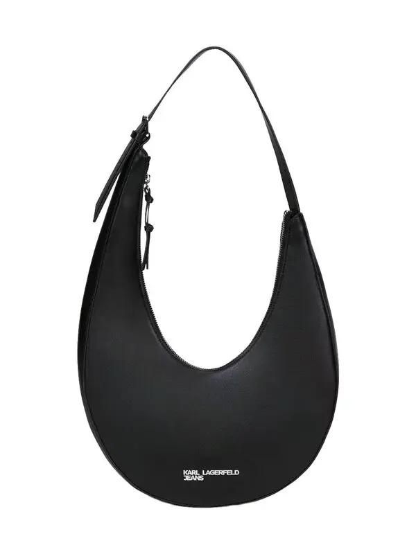 Karl Lagerfeld Rounded Shoulder Bag - Black