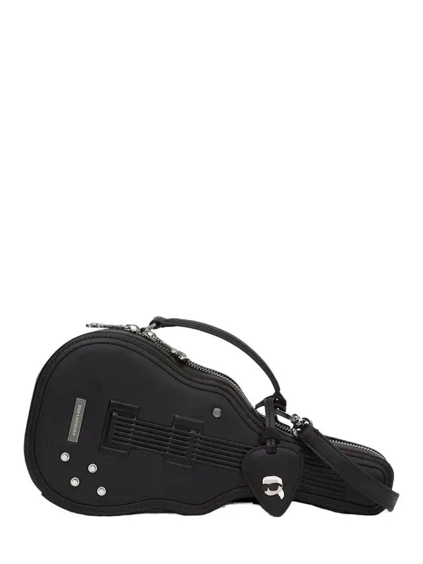 Karl Lagerfeld Ikon Guitar Crossbody Bag - Black