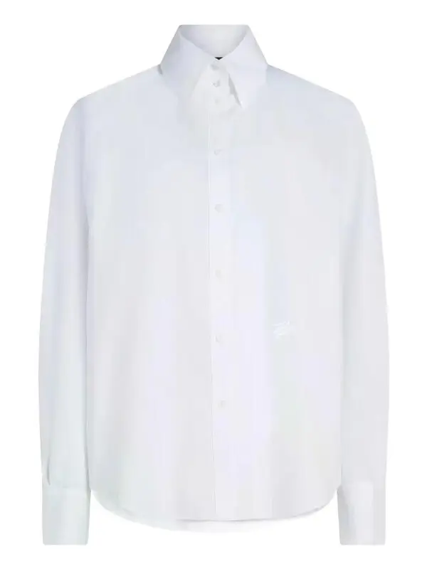 Karl Lagerfeld Voluminous Poplin Shirt - White