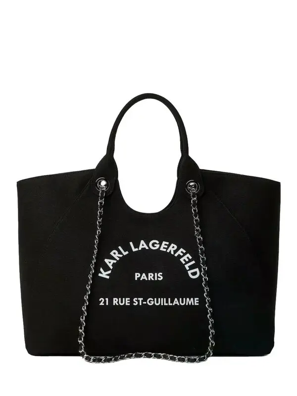 Karl Lagerfeld Rue St-guillaume Tote Bag - Black