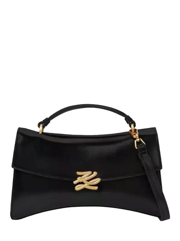 Karl Lagerfeld K/autograph Top-handle Crossbody Bag - Black