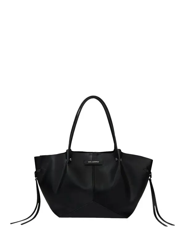 Karl Lagerfeld K/pierced Top-handle Tote Bag - Black