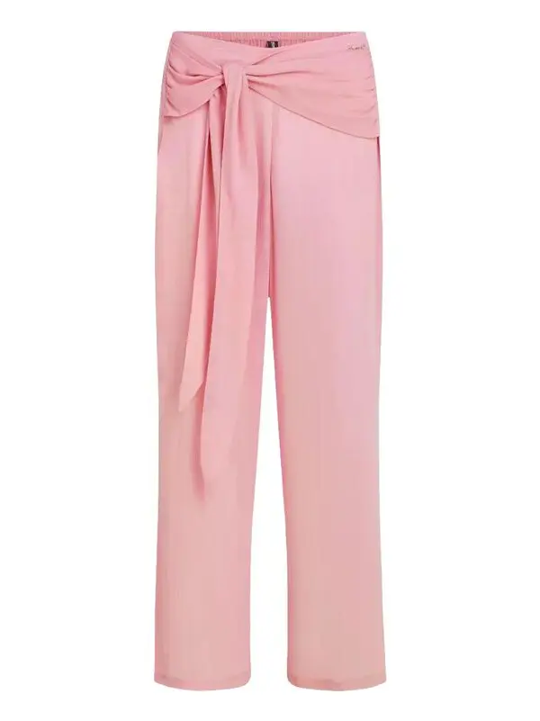 Karl Lagerfeld Signature Waist-tie Trousers - Pink