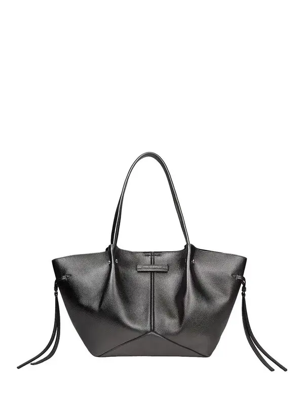 Karl Lagerfeld K/pierced Metallic Tote Bag - Grey