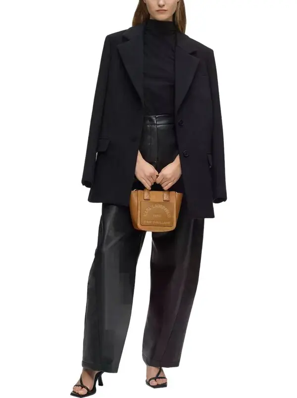 Karl Lagerfeld K/daily Mini Suede Tote Bag - Brown