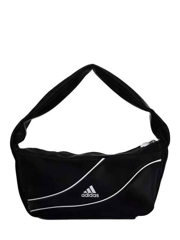 Adidas Logo-print Zip-fastening Tote Bag - Black