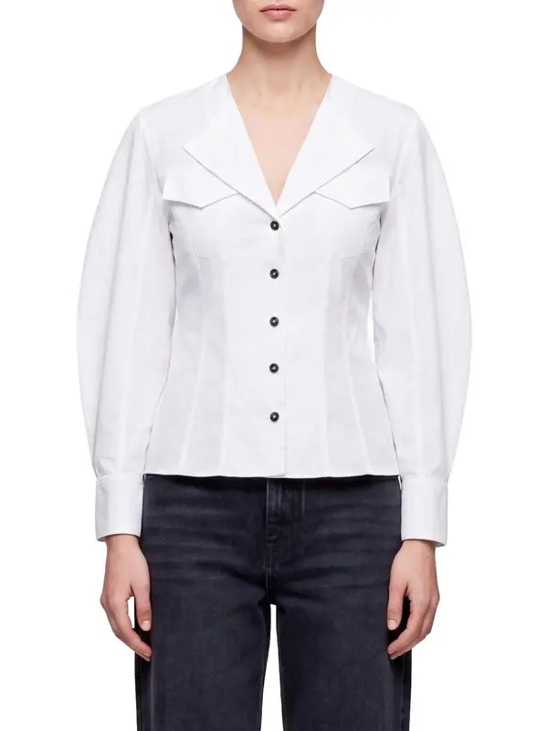 GANNI Shirt - White