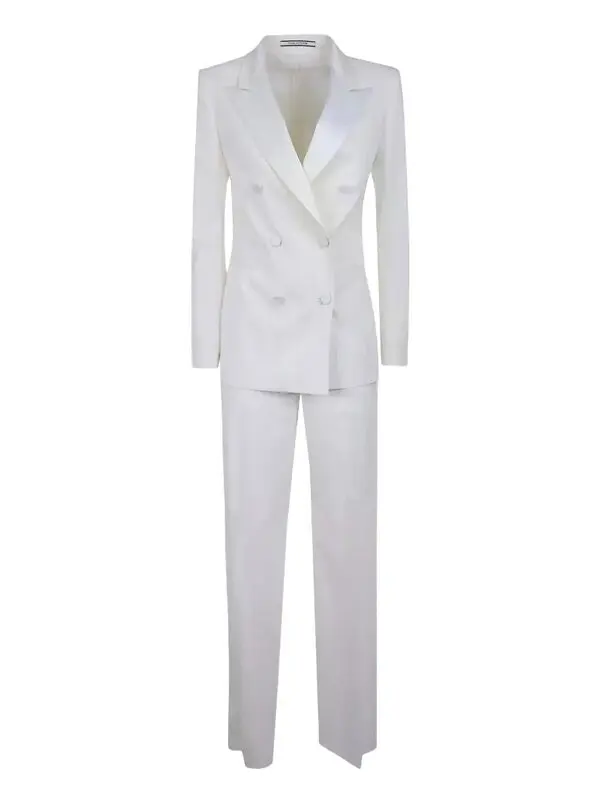 Tagliatore Parigi Double-breasted Suit - White